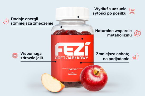FEZI Ocet Jabłkowy – FEZI Żelki Suplementy